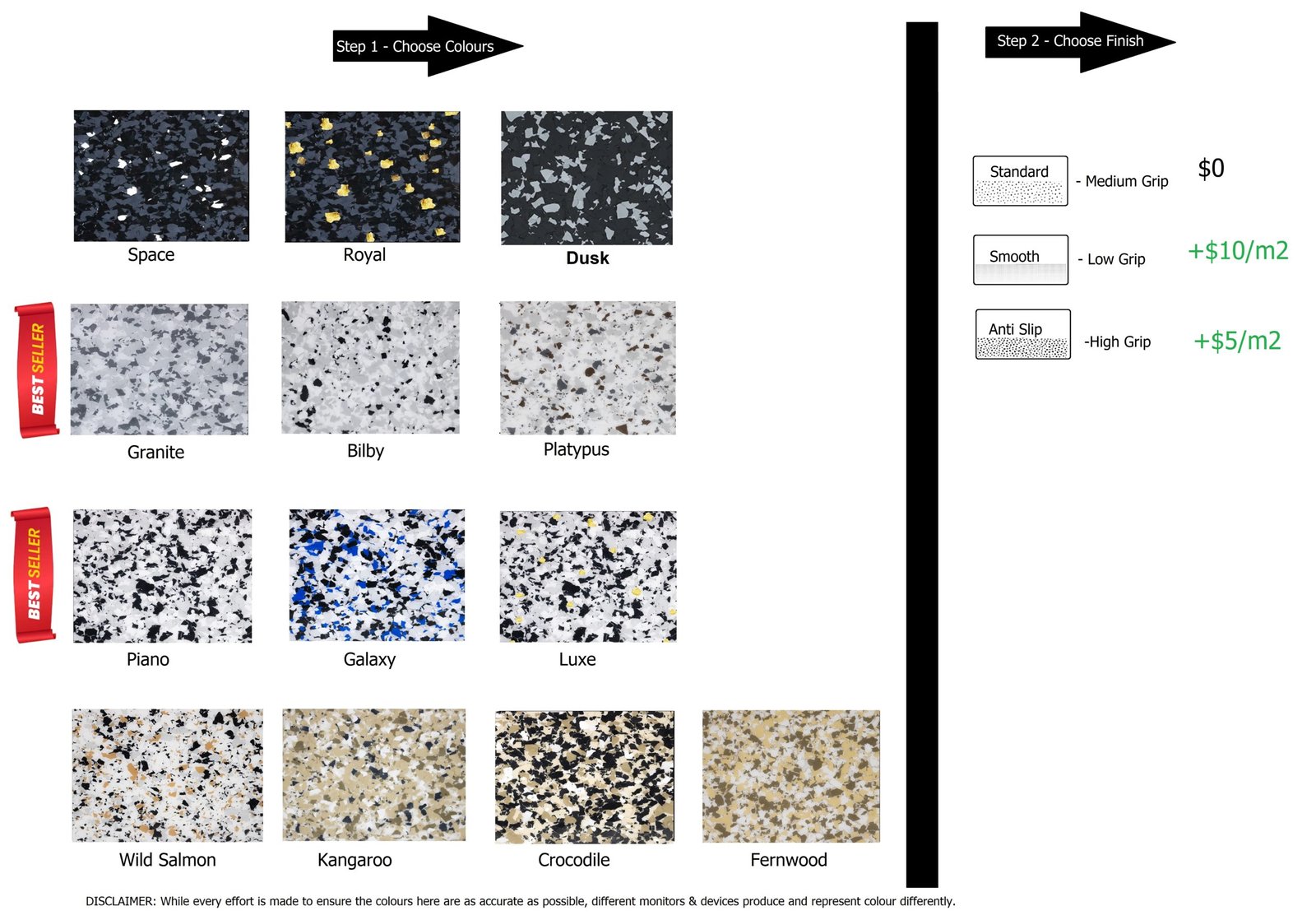 colour charts - FloorOn